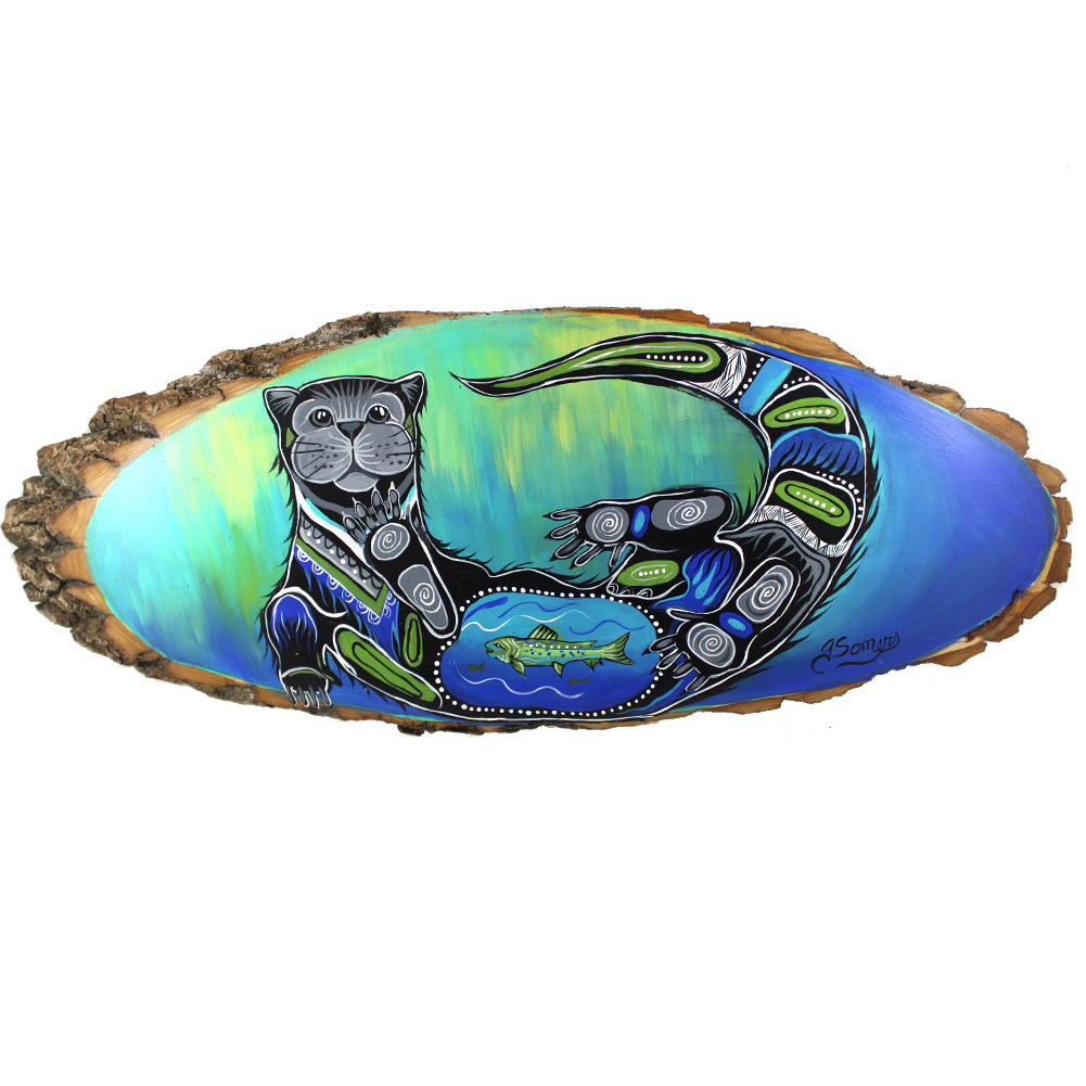 Jessica Somers Otter & Fish Artwork Manitobah